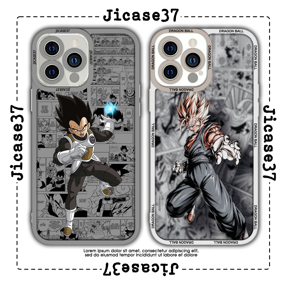 Ốp lưng iphone cạnh vuông JM Case Dragon Ball Vegeta 6plus/6s/6splus/7 ...
