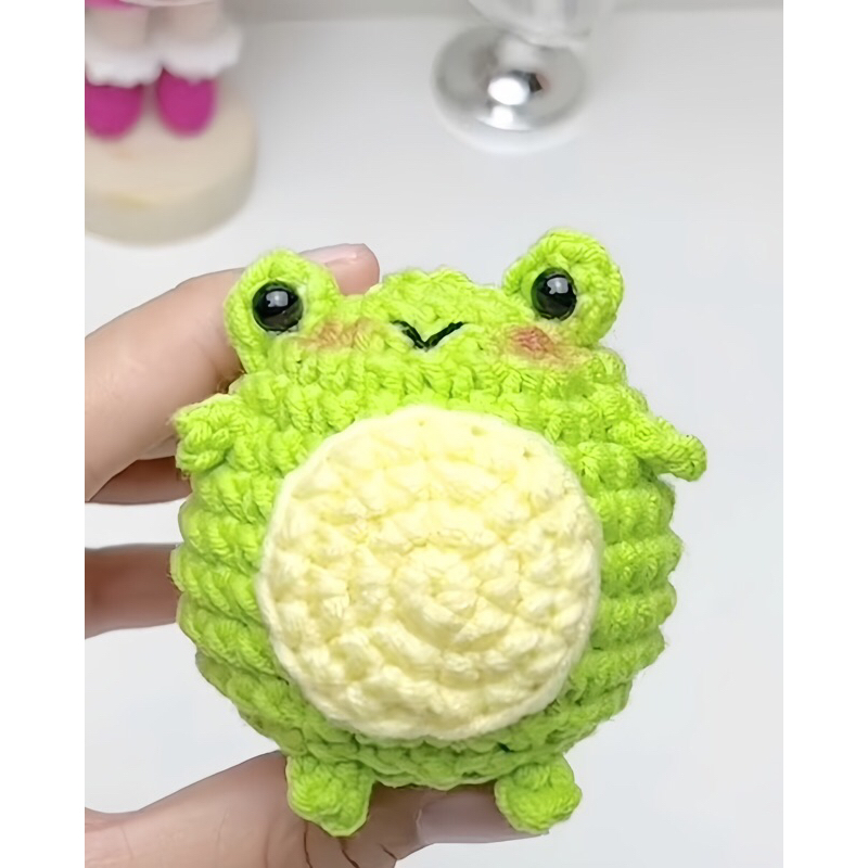 [HANDMADE] ếch béo len cute handmade | Shopee Việt Nam