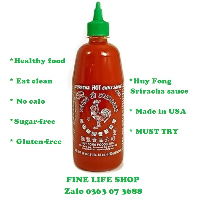 Tương ớt Sriracha Huy Fong 255-481-793g (Huy Fong Sriracha chili sauce ...