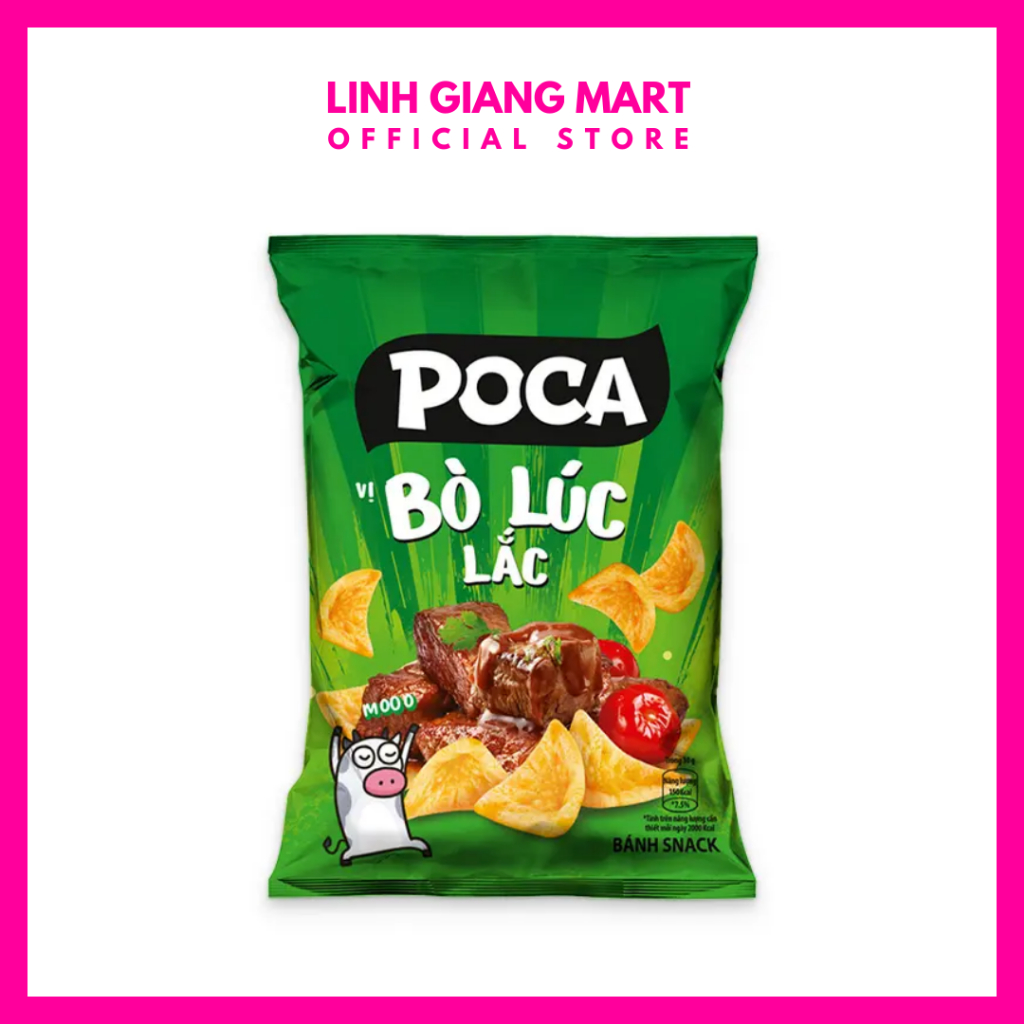 Poca - Snack Bim Bim Vị Bò Lúc Lắc - Gói 30g & 80g | Shopee Việt Nam