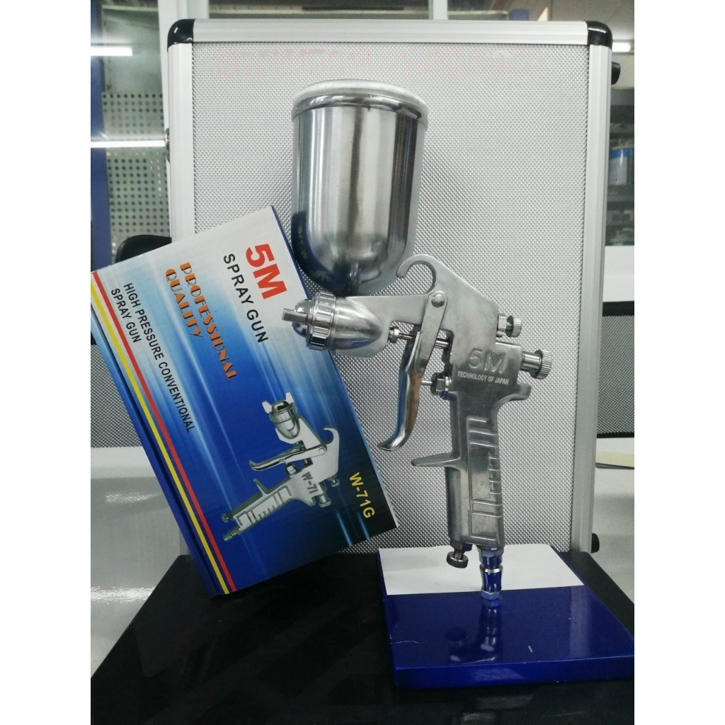 Súng phun sơn w71, sơn lót, sơn màu, sơn bóng 5M - súng phun sơn giá rẻ | Shopee Việt Nam