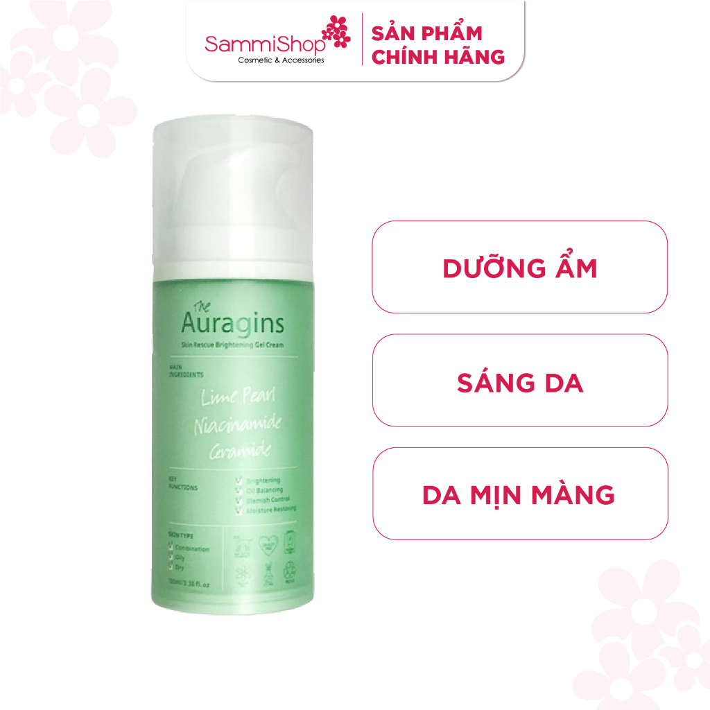 The Auragins Gel dưỡng ẩm Skin Rescue Brightening Gel Cream 100ml ...
