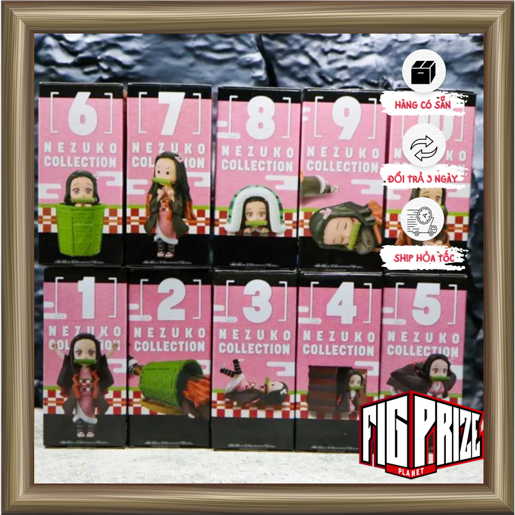 Mô hình Nezuko Kamado WCF Collection 1 and 2 - Banpresto BANDAI NAMCO | Shopee Việt Nam
