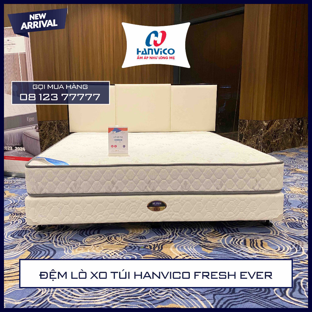 [FREE SHIP ĐIỀU KIỆN] ĐỆM LÒ XO HANVICO FRESH EVER - HÀNG CHÍNH HÃNG ...