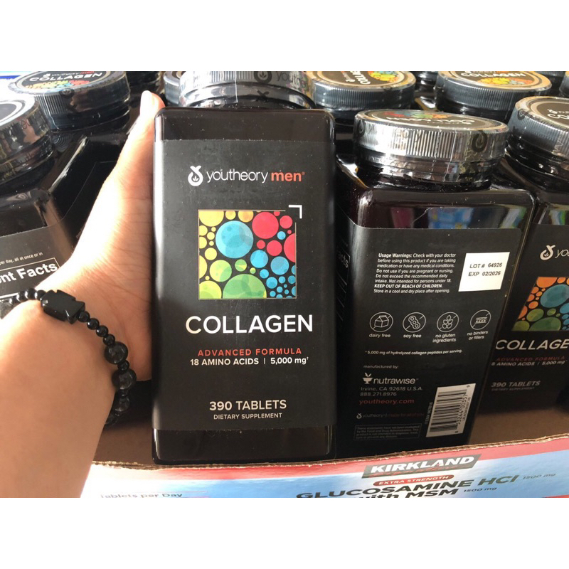 Collagen cho nam Youtheory Men 390 viên Chính Hãng | Shopee Việt Nam