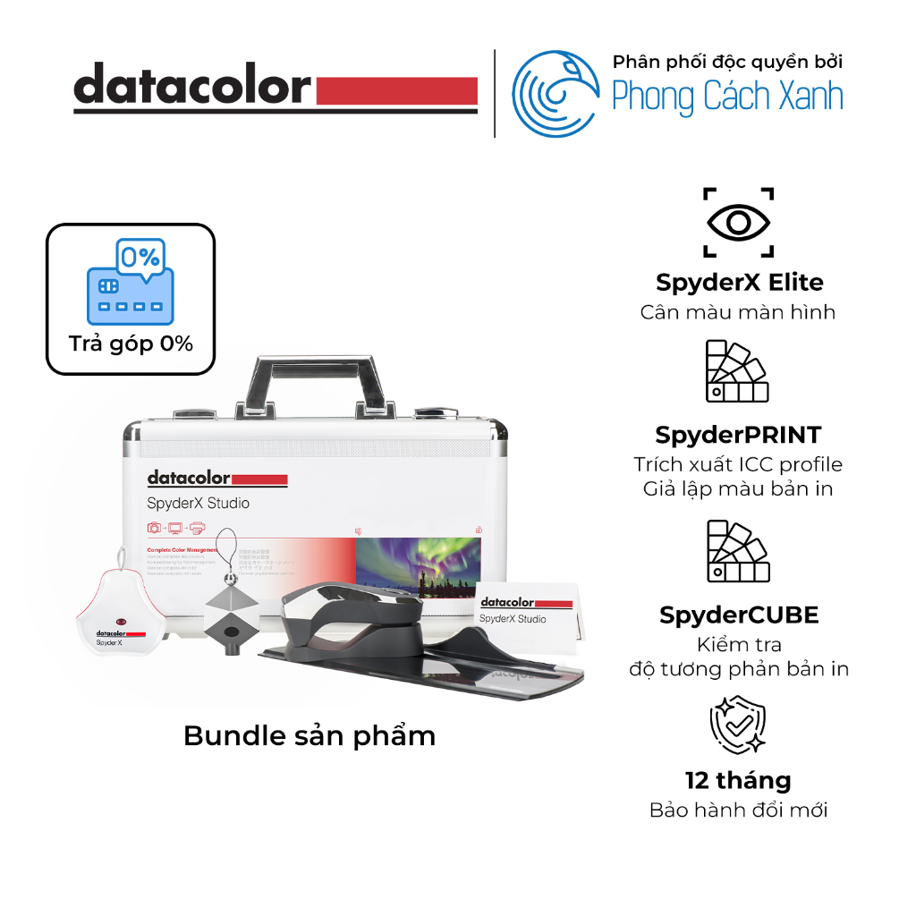 Bộ cân màu sắc studio Datacolor SpyderX Studio - Hàng Chính Hãng - Bảo ...