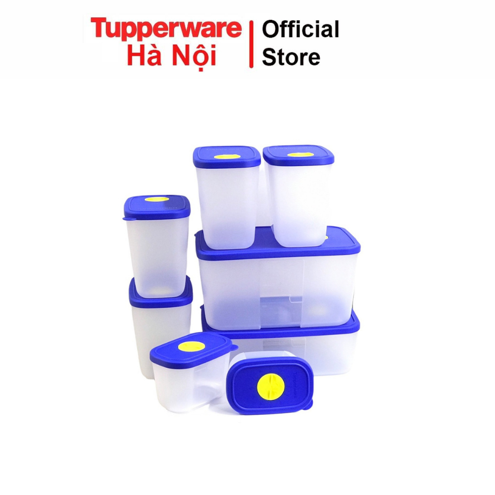 Bộ hộp trữ đông và mát Tupperware Modern Set 16 hộp chính hãng gồm 8 ...