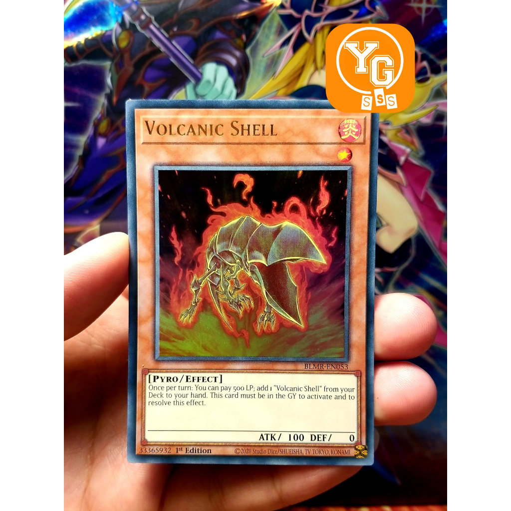 [Yugioh SSS] Thẻ bài UK chính hãng Volcanic Shell - BLMR-EN053 - Ultra ...