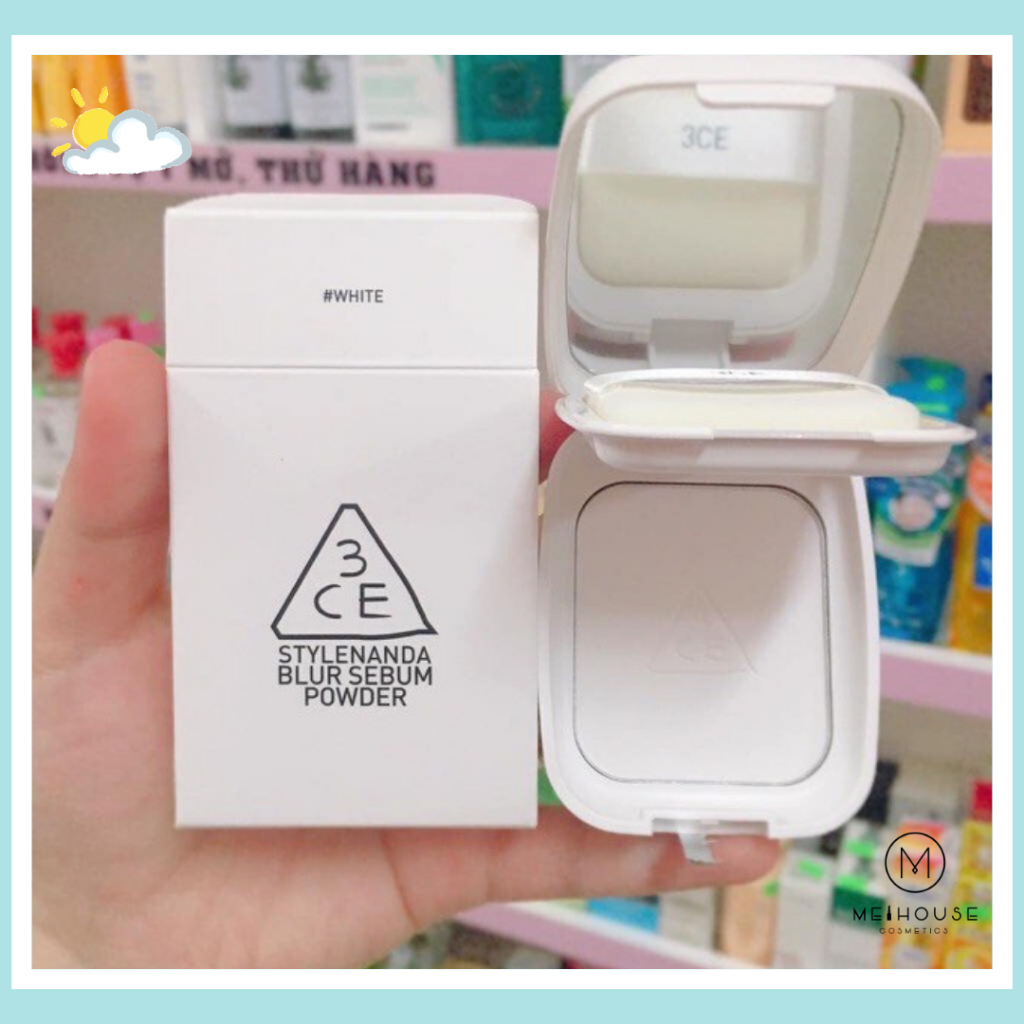 PHẤN PHỦ [3CE] BLUR SEBUM POWDER #WHITE | Shopee Việt Nam