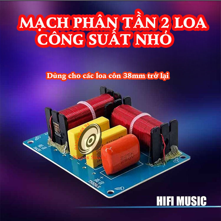 MẠCH PHÂN TẦN LOA 2 ĐƯỜNG TIẾNG WEAH228 (GIÁ 1 CÁI) 200W CHO CÁC LOA NHỎ - PHÂN TẦN 2 LOA BASS ...