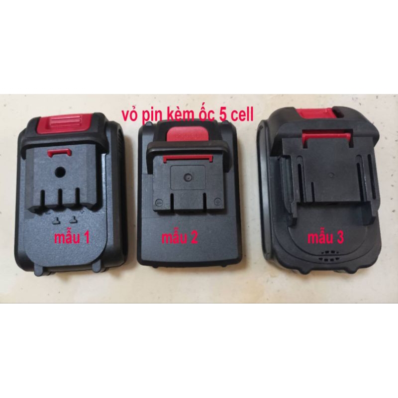 vỏ pin 5 cell các mẫu kèm ốc như hình | Shopee Việt Nam