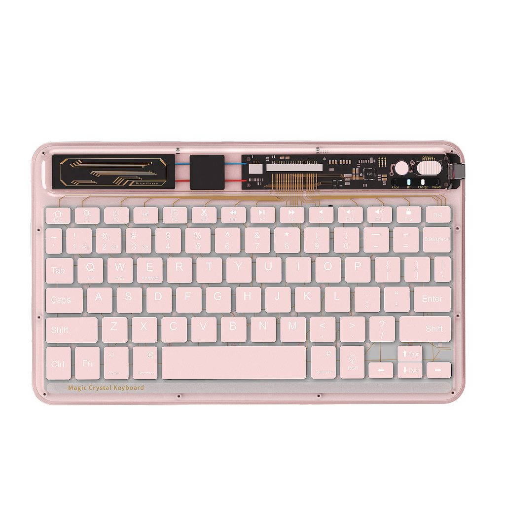 Bàn Phím Trong Suốt Bluetooth Magic Crystal Keyboard - Độc đáo, Pin ...