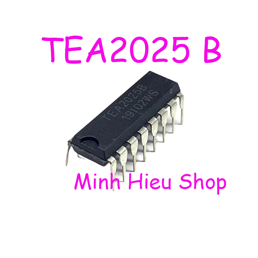 10 TEA2025B IC khuếch đại công suất ( Audio ) TEA2025B TEA2025 2.5wx2 16 chân cắm chính hãng ...