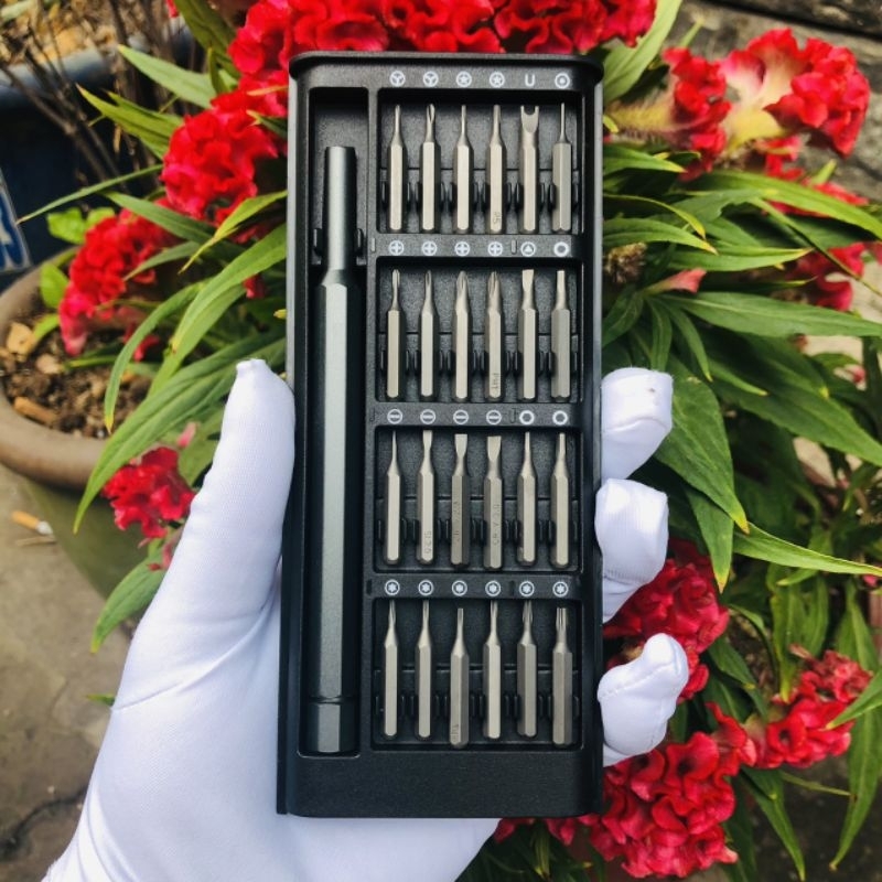 Bộ tua vít mini đa năng 24 đầu xoay từ tính | Shopee Việt Nam