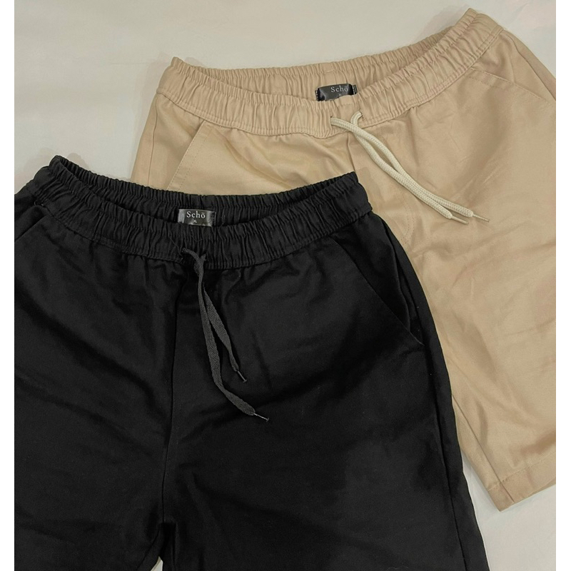 Quần short trên gối quần short kaki có túi Khaki Short by Scho | Shopee ...