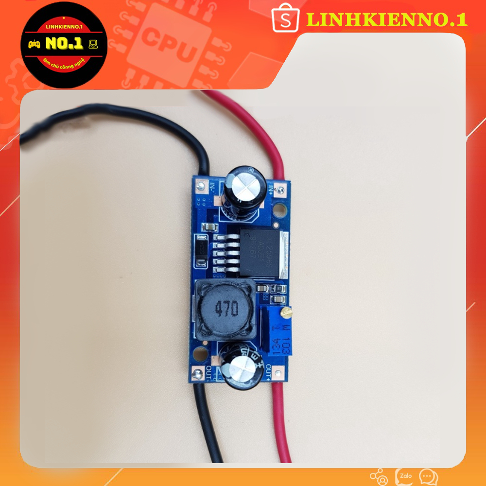 Mạch hạ áp giảm áp 9V/12V/24V/28V xuống 3V/5V/9V 3A LM2596 chế nguồn đa năng | Shopee Việt Nam