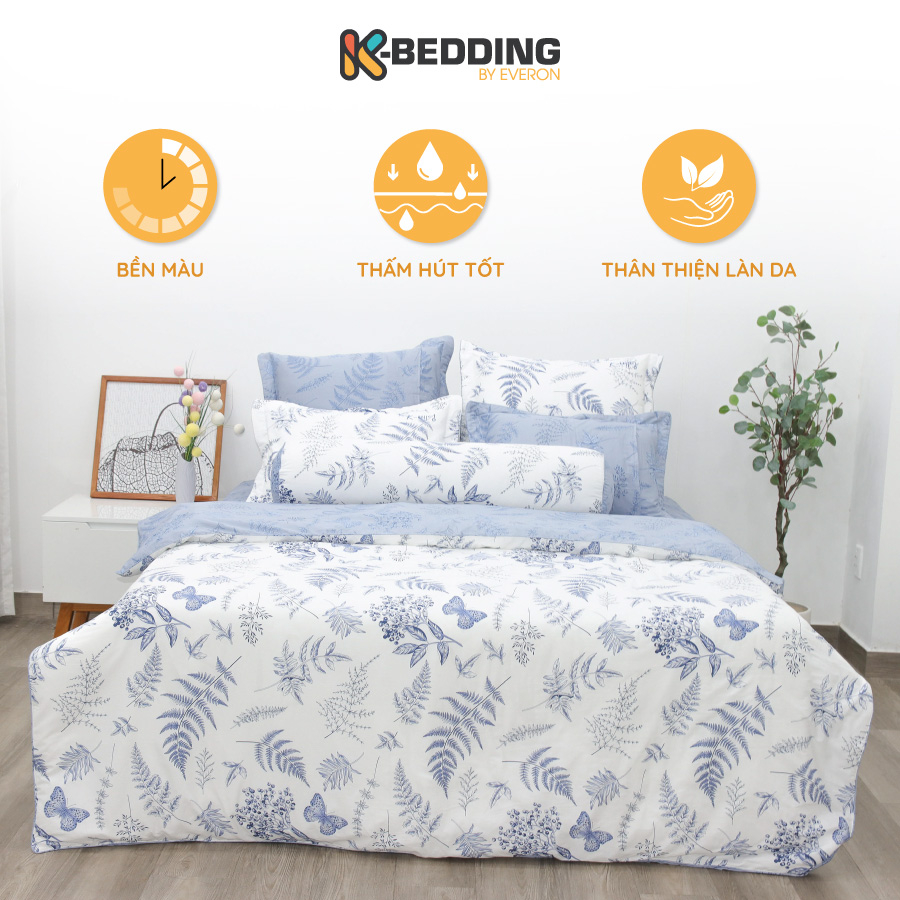 Bộ Ga Giường Cotton K-Bedding by Everon KCP 306&308 (KHÔNG BAO GỒM CHĂN ...