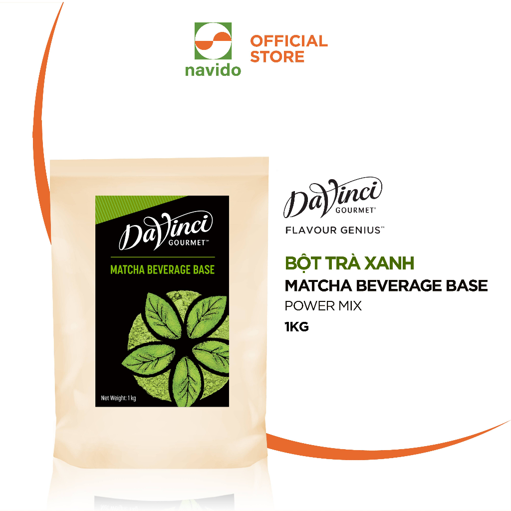 Bột trà xanh pha chế / Matcha Powder - Davinci Gourmet (1KG) | Shopee ...