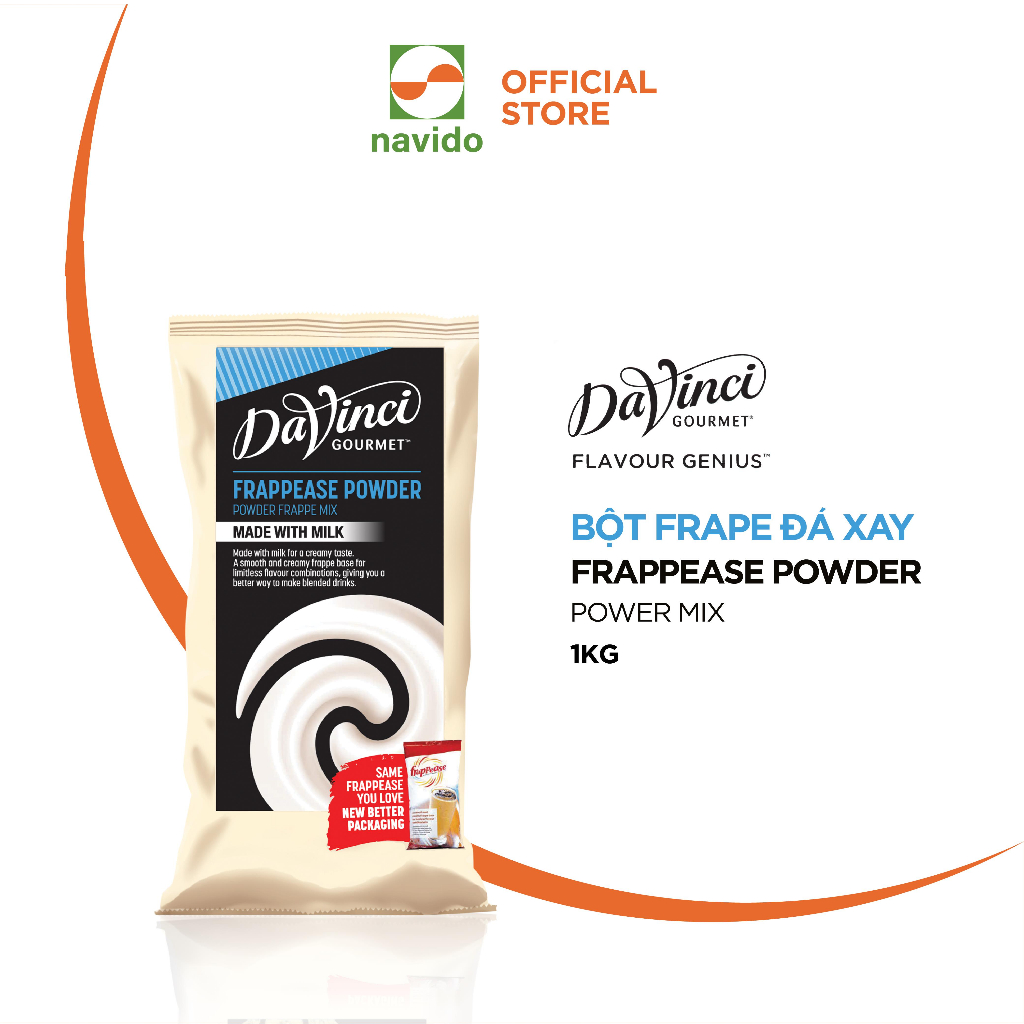 Bột nền pha chế / Frappease Powder - Davinci Gourmet (1,5KG) | Shopee ...