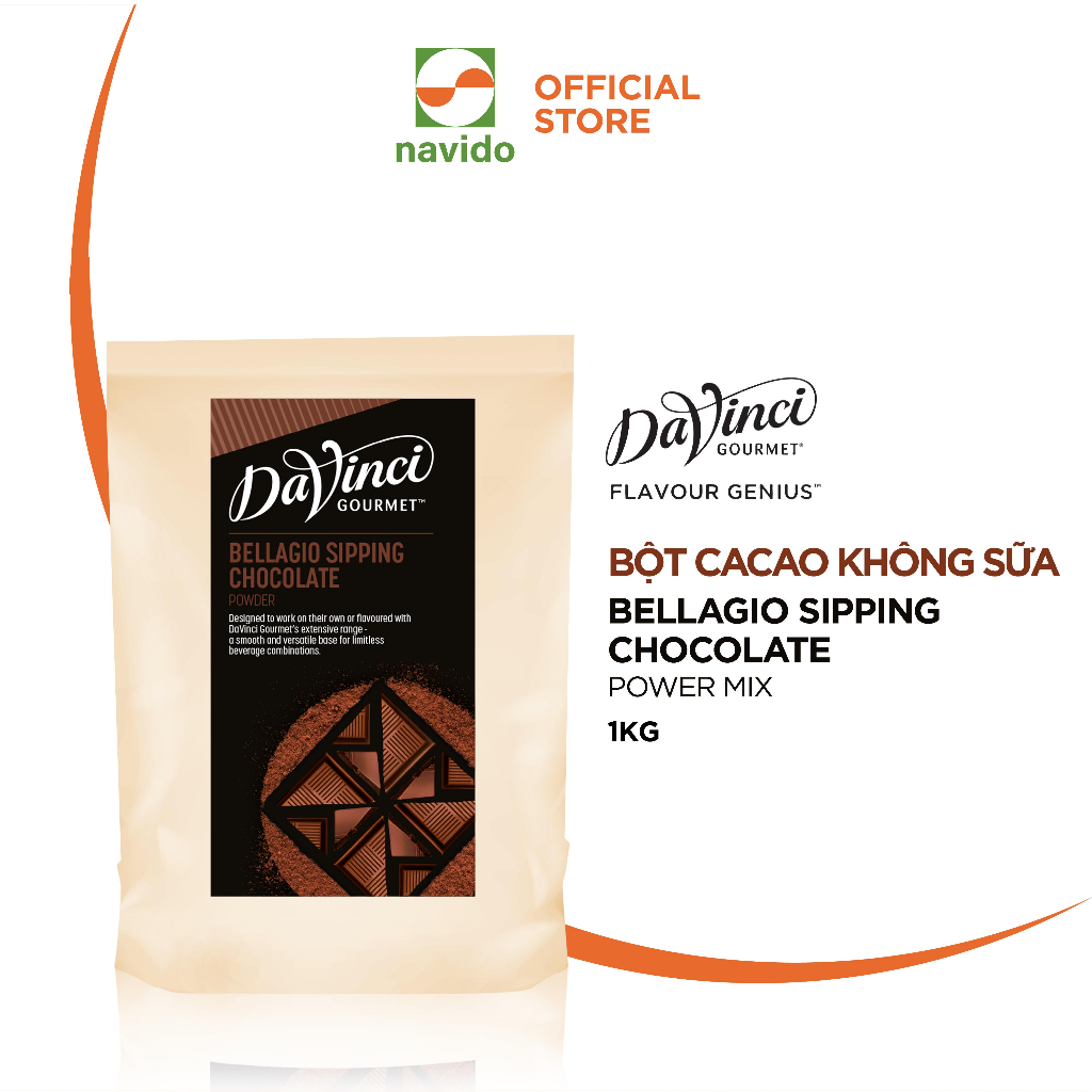 Bột Cacao không sữa / Bellagio Sipping Chocolate Powder - DaVinci ...