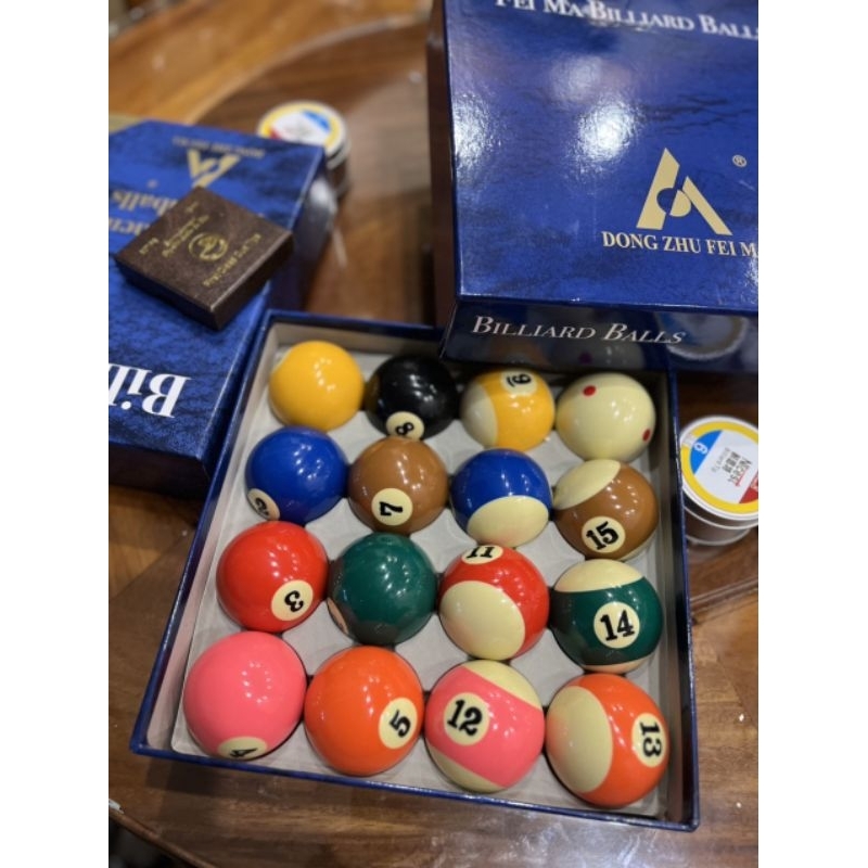 Bộ bóng bida chữ A Dong Zhu Fei Ma - Thế giới bida | Shopee Việt Nam