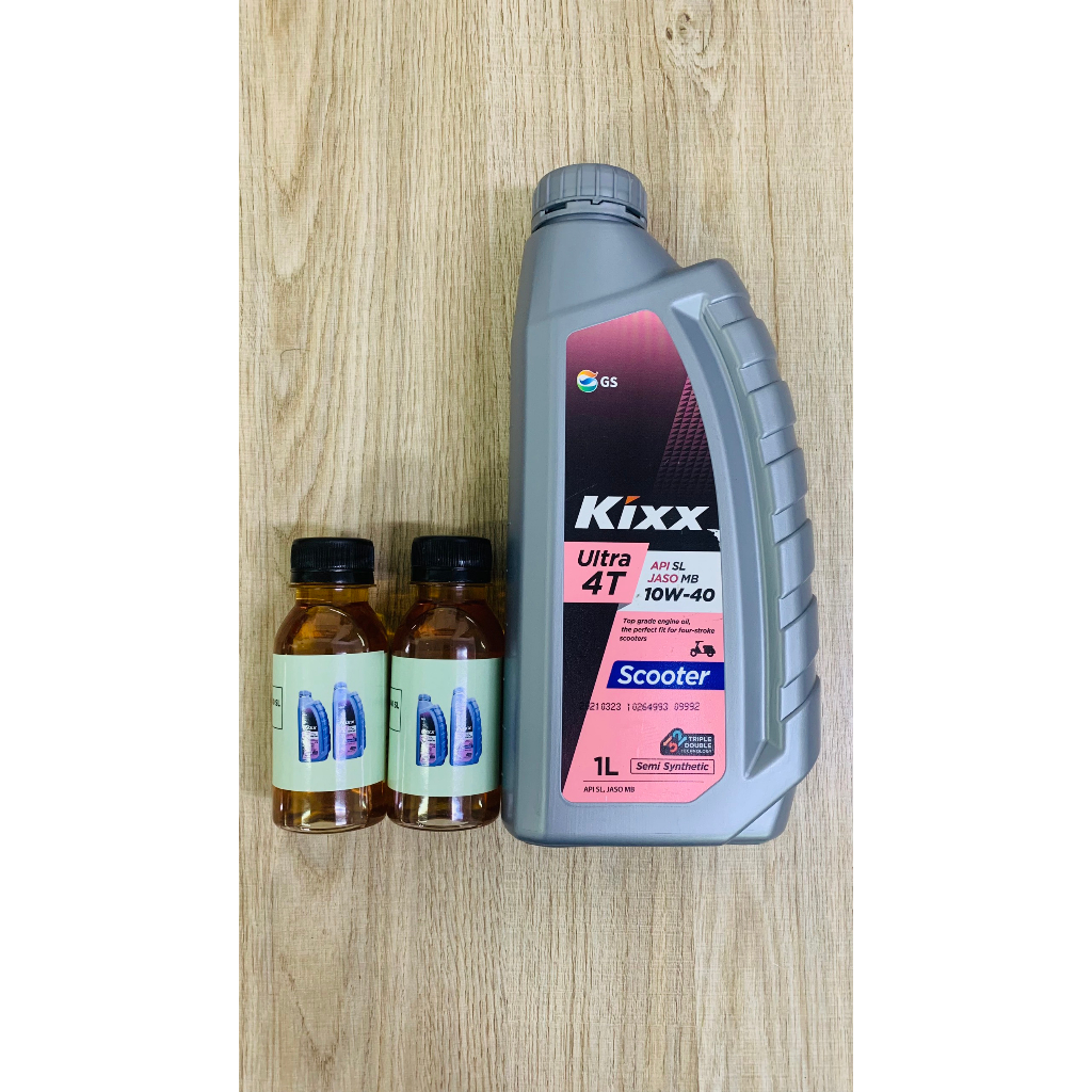 Nhớt xe máy, nhớt xe ga Kixx Ultra Scooter 10W40 API SL 800ml/1L [MIỄN ...