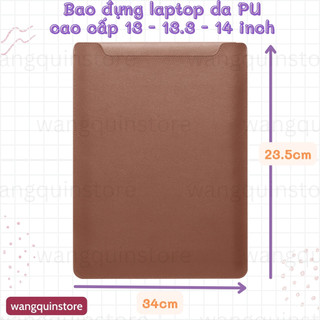 Bao da laptop Macbook Laptop Surface đa năng giá đỡ, lót chuột da PU ...