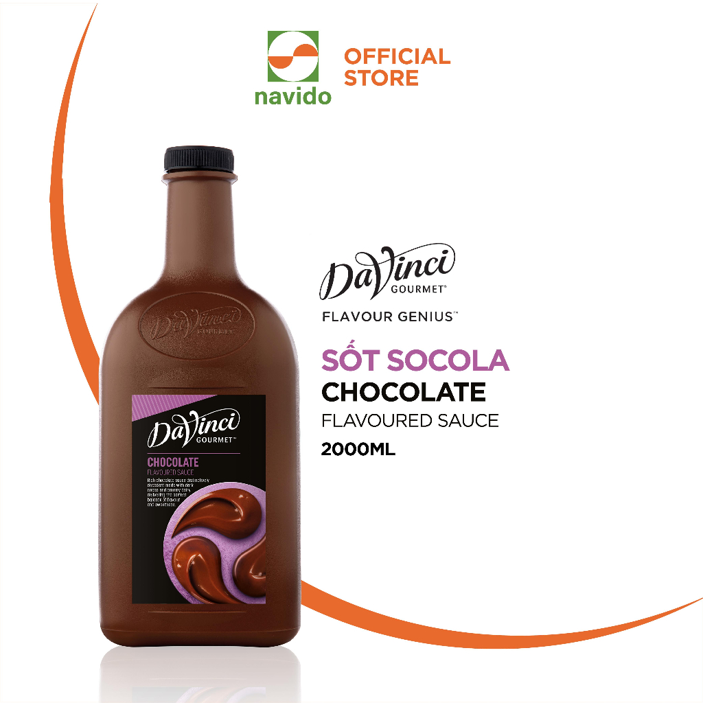 Sốt Socola / Chocolate Flavoured Sauce - DaVinci Gourmet (2L) | Shopee ...