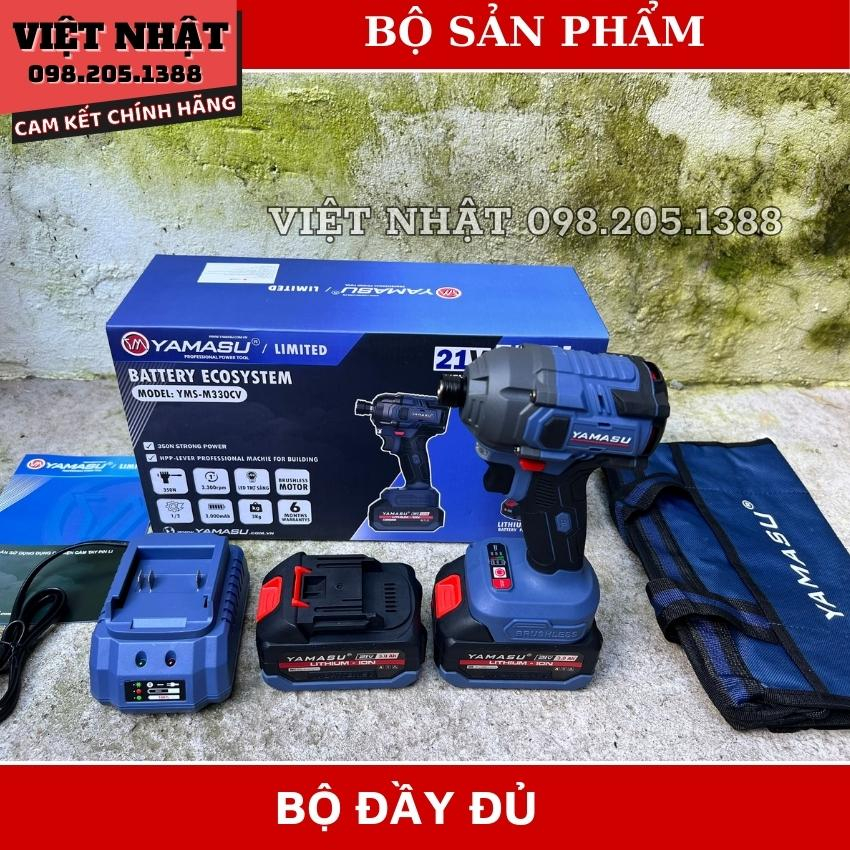 Máy chuyên bắn vít động lực dùng pin Yamasu M330Cv chân pin phổ thông, động cơ không chổi than ...