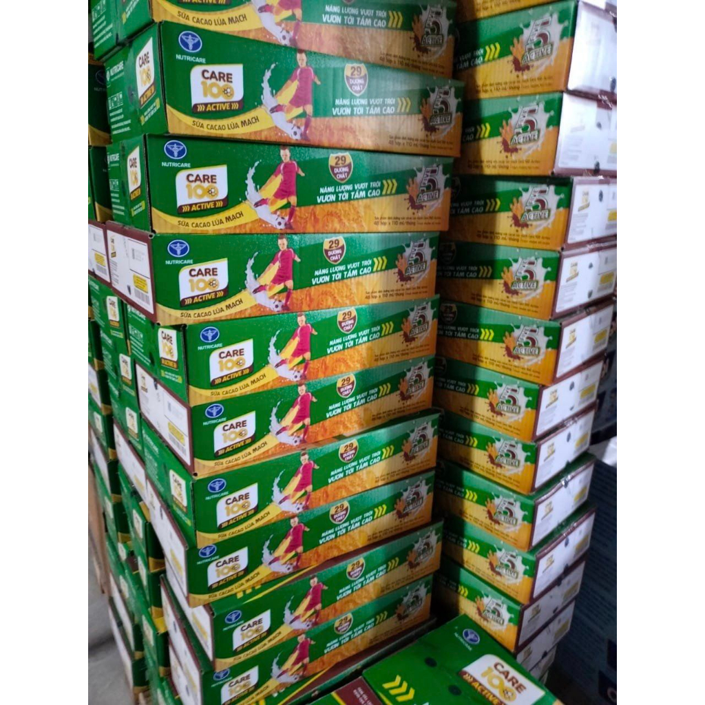Sữa nước Nutricare Care 100 Active ca cao lúa mạch (110ml) | Shopee ...