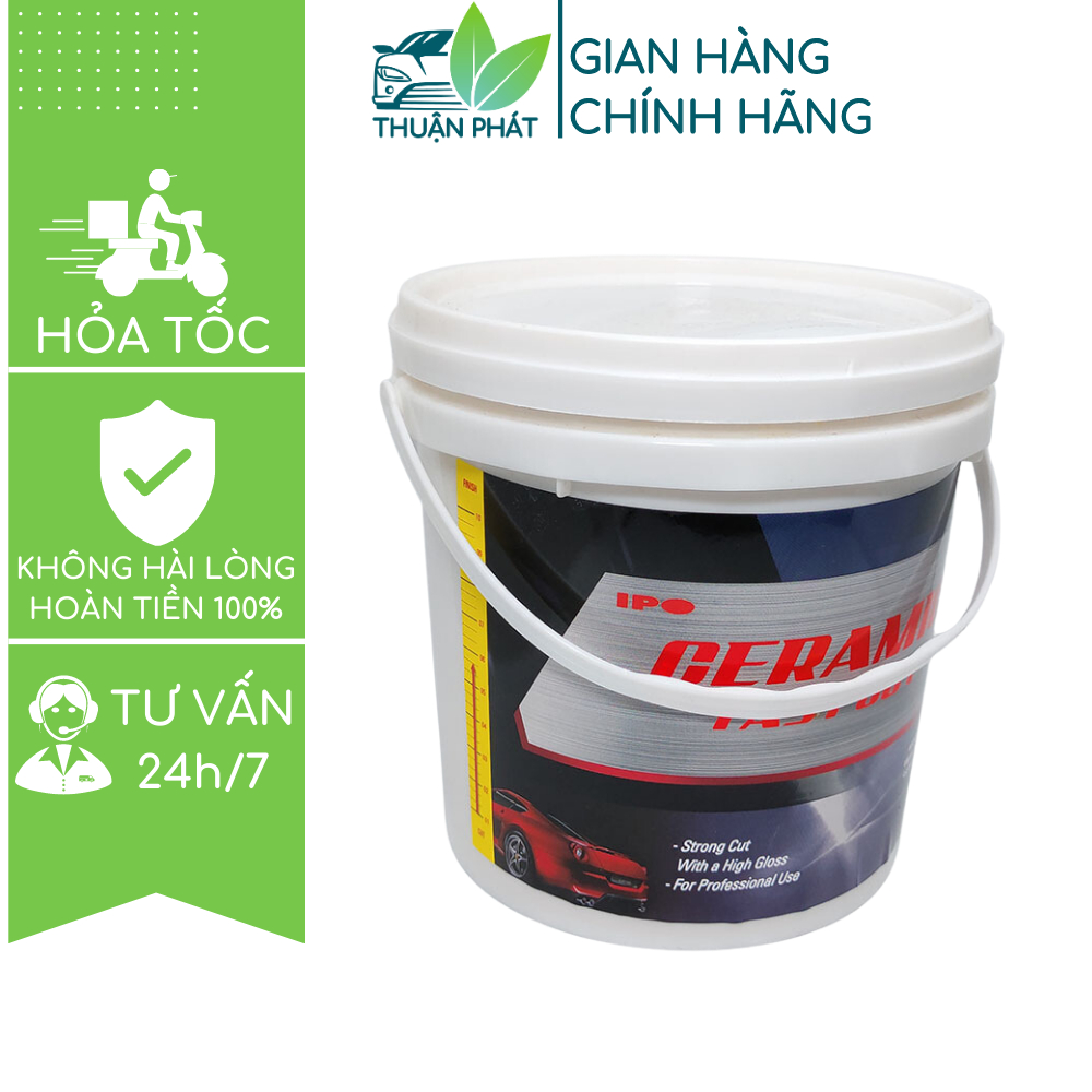 Xi đánh bóng ô tô xe máy Ceramic Fast Cut Hà Quốc xi bước 1 2,5kg Thuận ...