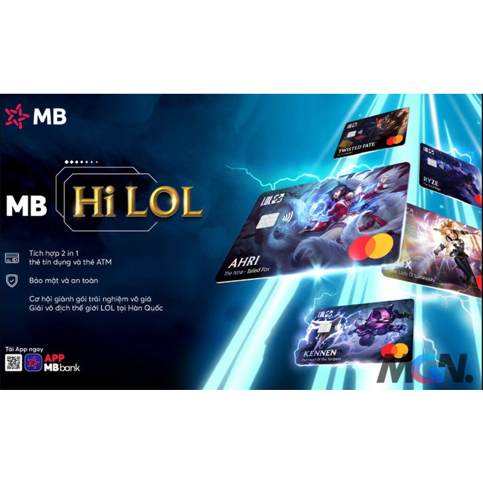 THẺ NGÂN HÀNG MBBANK BST LIÊN MINH HUYỀN THOẠI | Shopee Việt Nam