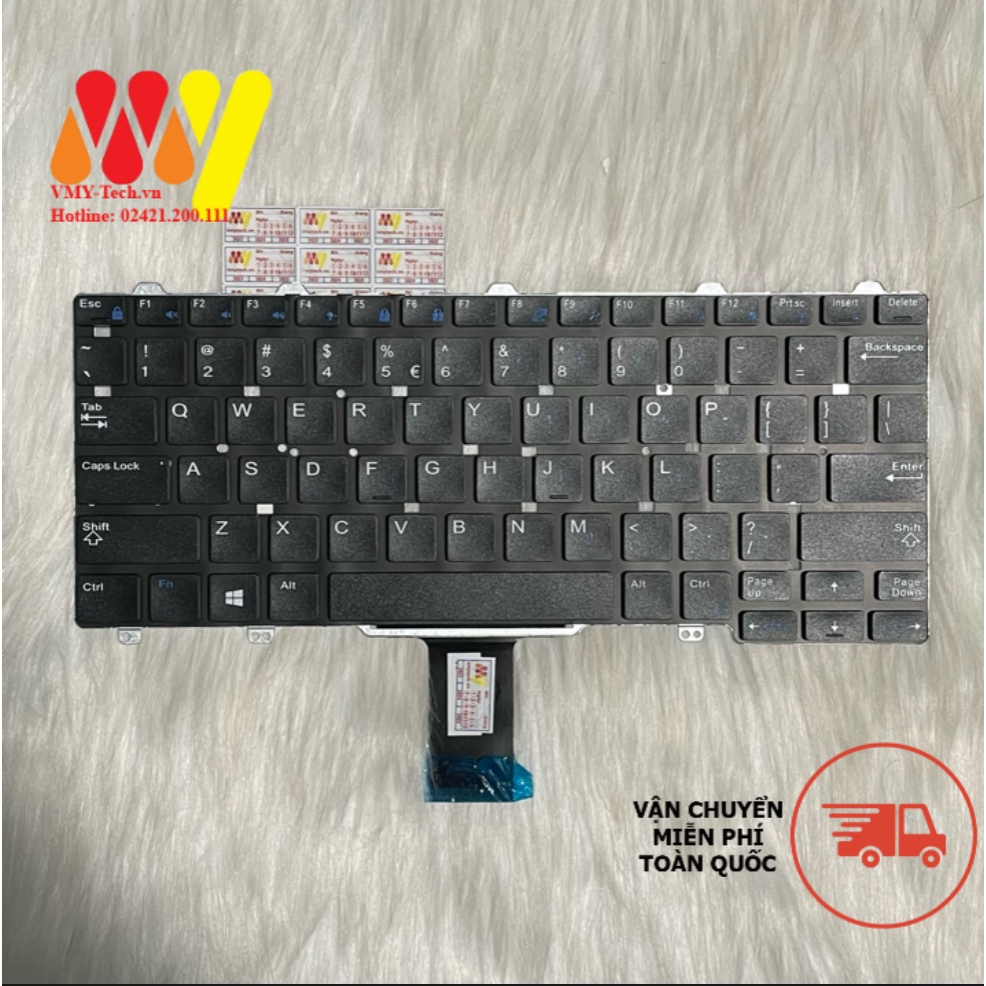 Bàn phím Dell Latitude E7250 E7270 5270 7275 E5250 XPS 9250 Keyboard ...