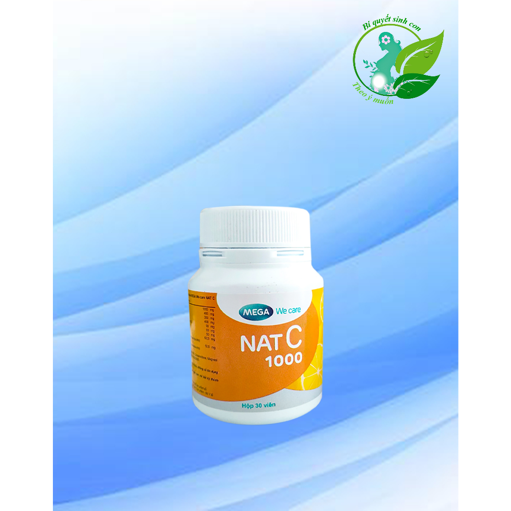 Nat C 1000 - Viên uống bổ sung vitamin C ( lọ 30 viên ) | Shopee Việt Nam
