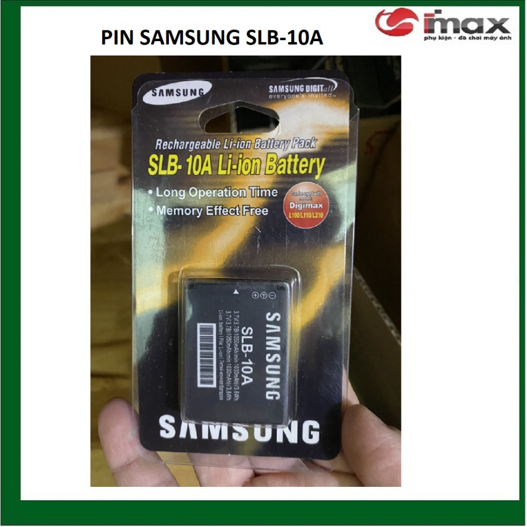 PIN SẠC MÁY ẢNH SAMSUNG THAY THẾ CHO PIN SLB-10A | Shopee Việt Nam