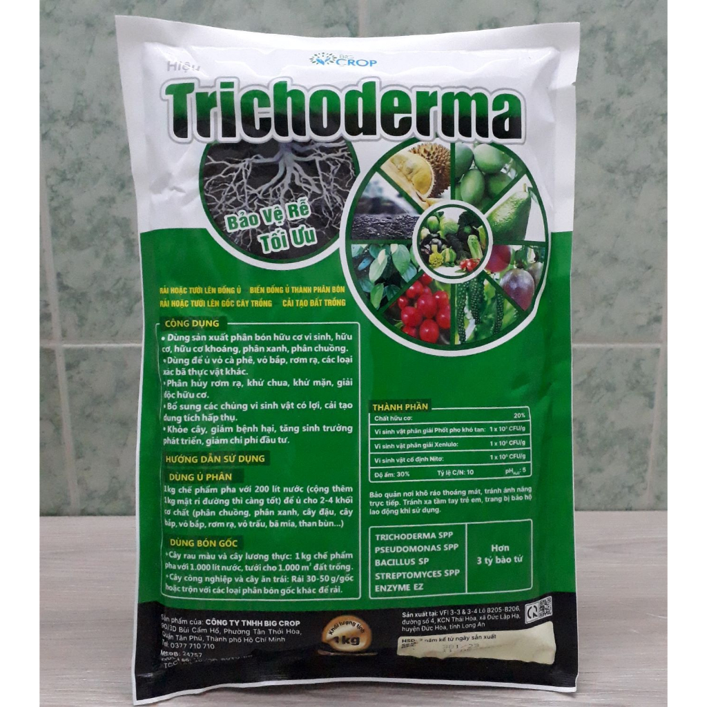Phân bón hữu cơ cung cấp Vi sinh vật hữu ích có lợi cho đất BIGCROP ...