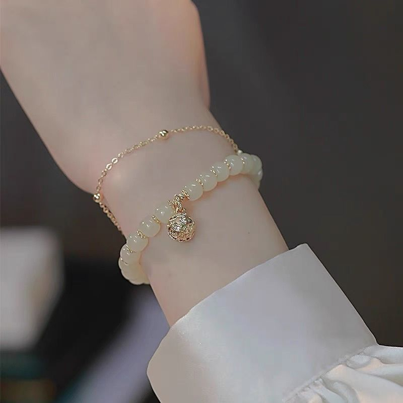 [Hàng Như Hình] Vòng Tay Chuông Đôi Hetian Yu Phong Cách Mới | Shopee ...