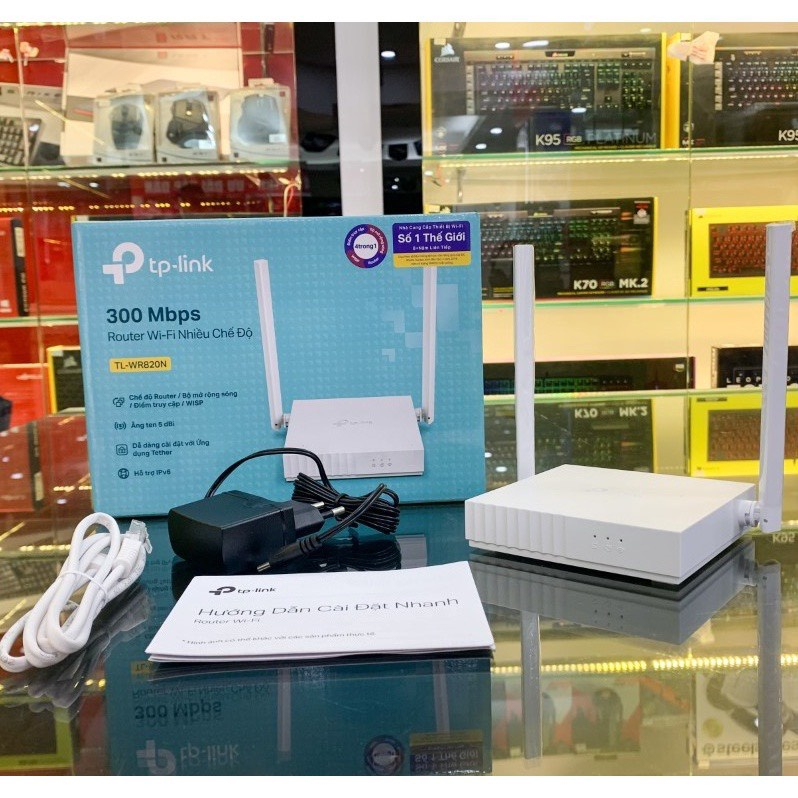 Bộ phát WiFi - Router WiFi TP-Link TL-WR820N 820N chuẩn N tốc độ ...