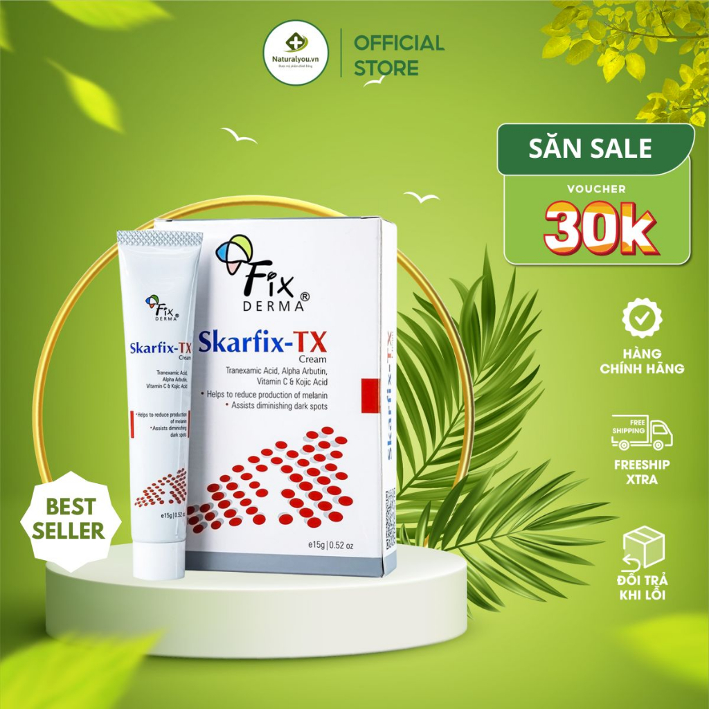 Kem Dưỡng Fixderma Skarfix TX Giúp Trắng Da Mờ Thâm Nám Tàn Nhang 15g ...