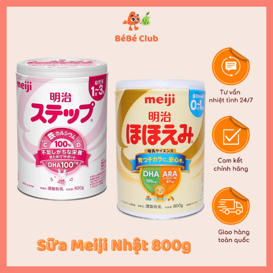 Sữa Meiji Nhật 800g 0-1, 1-3 | Shopee Việt Nam