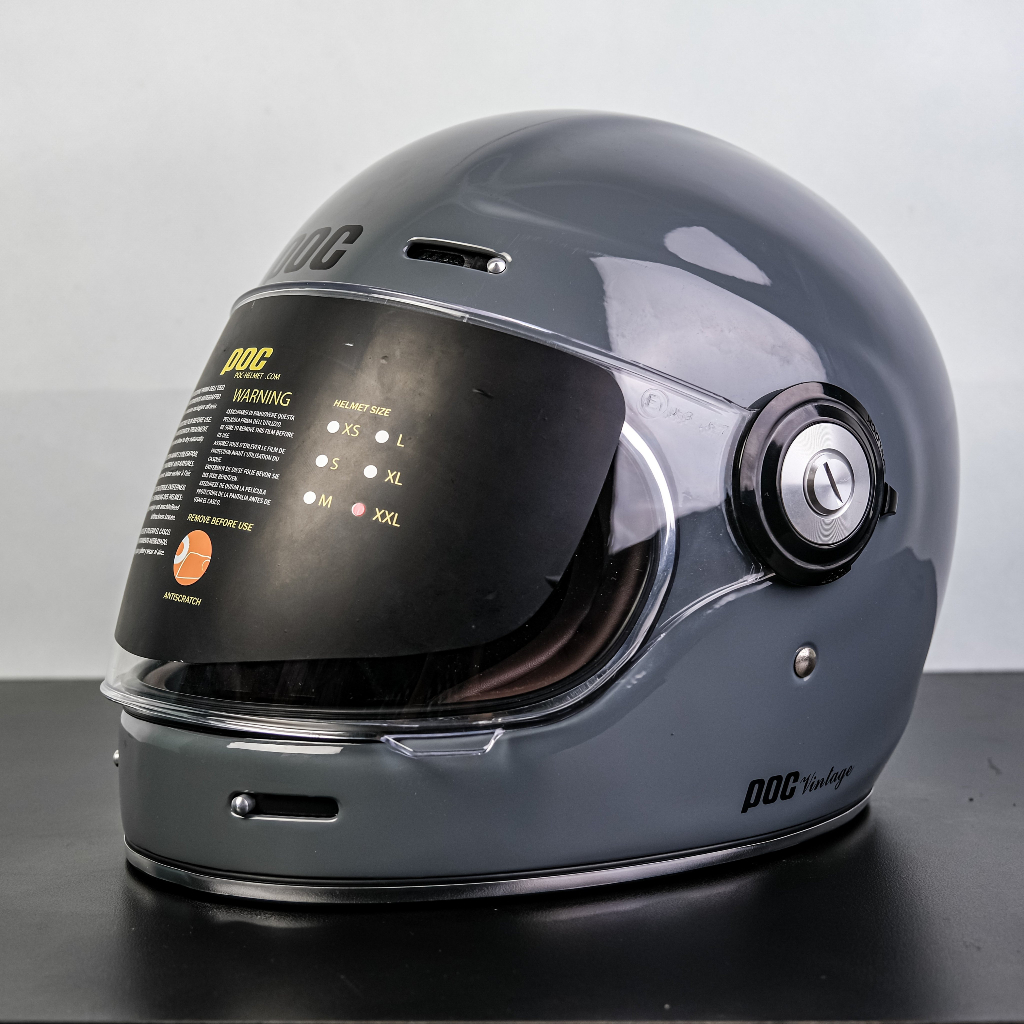 Mũ bảo hiểm Fullface POC RETRO Xám Ximang | Shopee Việt Nam