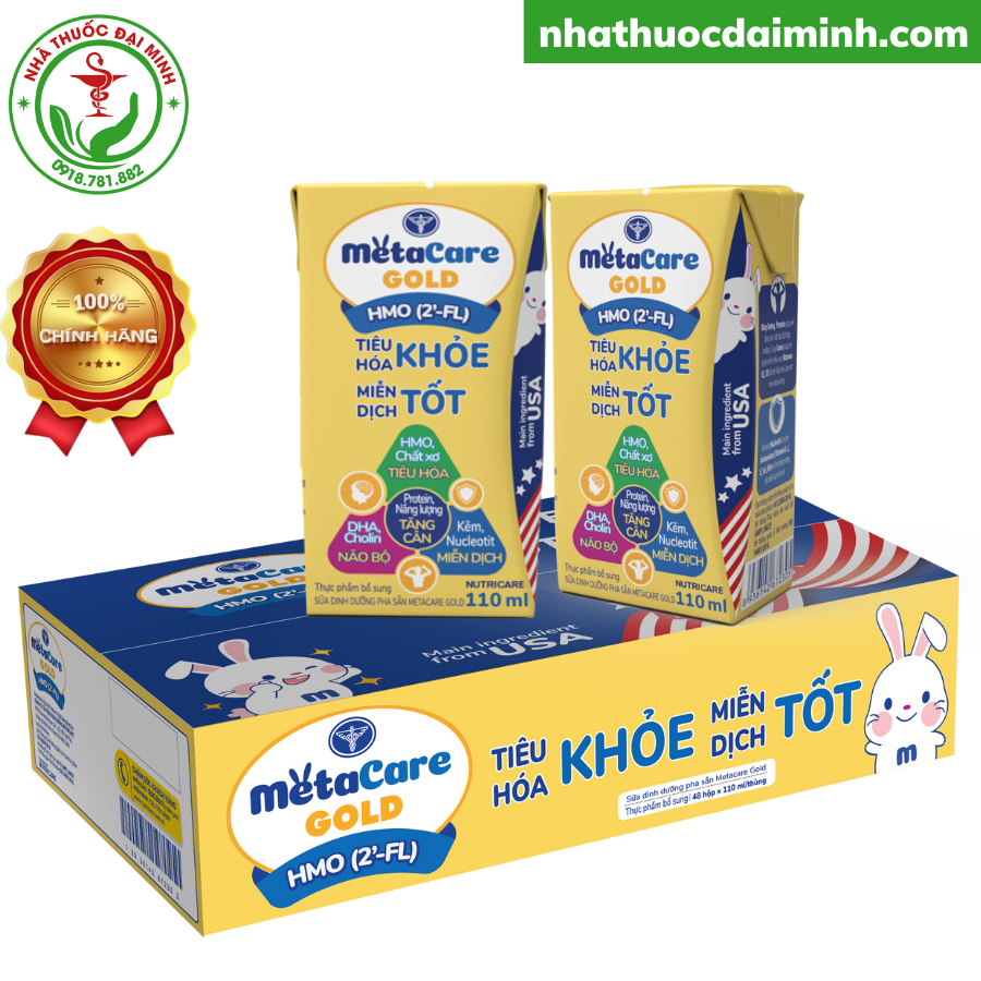Thùng Sữa Pha Sẵn Metacare Gold 48 Hộp 110ml Shopee Việt Nam