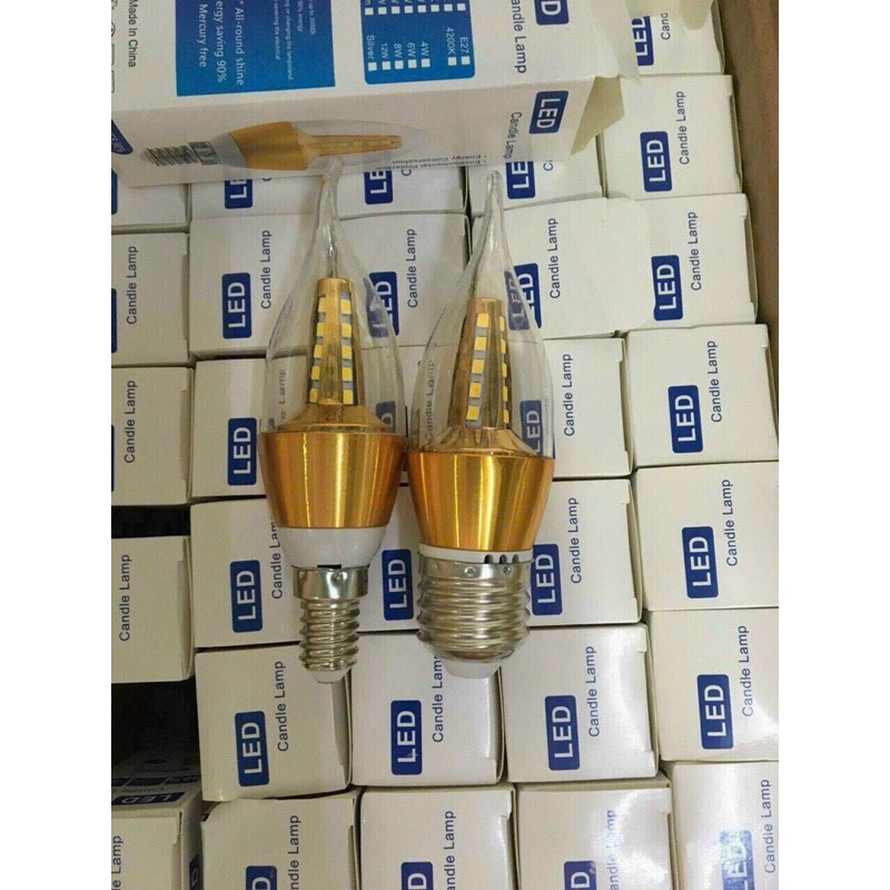 Bóng Led nhót đui e14, e27 chuyên dùng cho đèn chùm trang trí, đèn chiếu sáng | Shopee Việt Nam