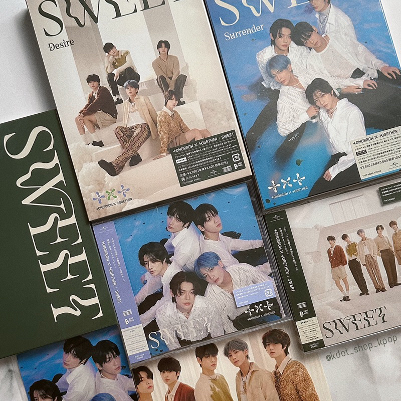 Bộ ảnh album TXT Tomorrow X Together SWEET chính hãng Nhật Bản | Shopee ...