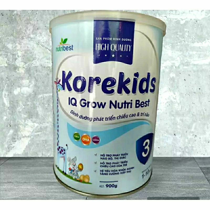 SỮA KOREKIDS IQ GROW NUTRI BEST ĐỦ SỐ /900g/DATE 2024 | Shopee Việt Nam