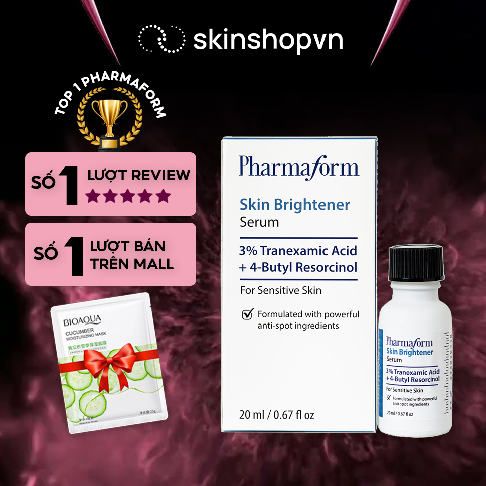 Serum trắng da, Giảm thâm mụn và thâm nám Pharmaform Skin Brightener ...