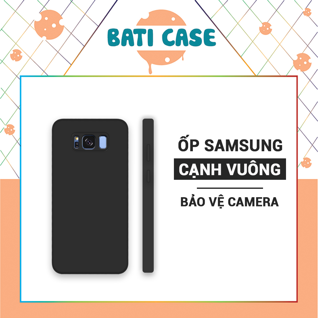 Ốp lưng Samsung Galaxy S8 / S8 Plus / S8+ viền vuông, cạnh vuông bảo vệ ...