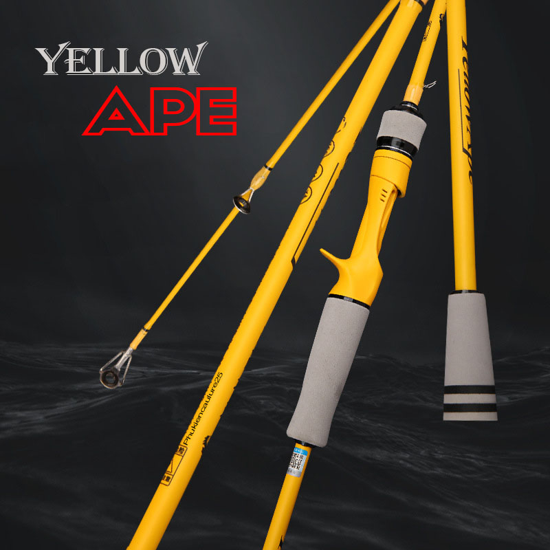 Cần câu lure 2 khúc Yellow Ape siêu khỏe phukiencaulure25 cần câu máy ...