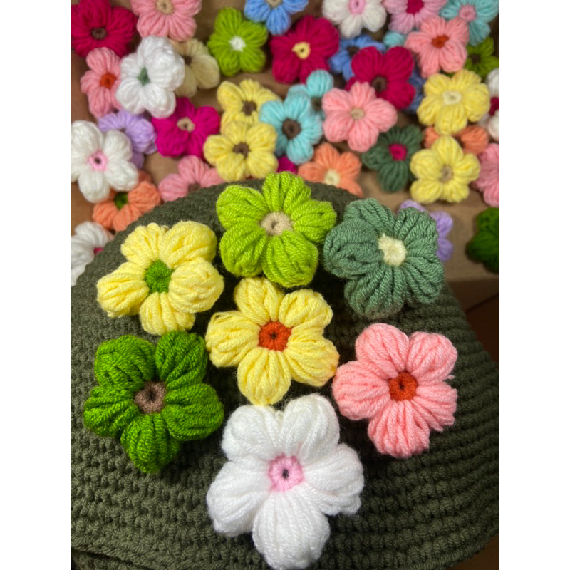 Hoa len handmade, tuỳ chọn màu | Shopee Việt Nam