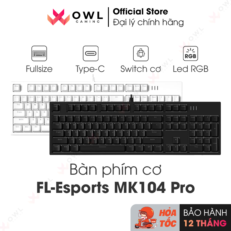 Bàn phím cơ FL-Esports MK104 Pro (Hàng chính hãng) | Shopee Việt Nam